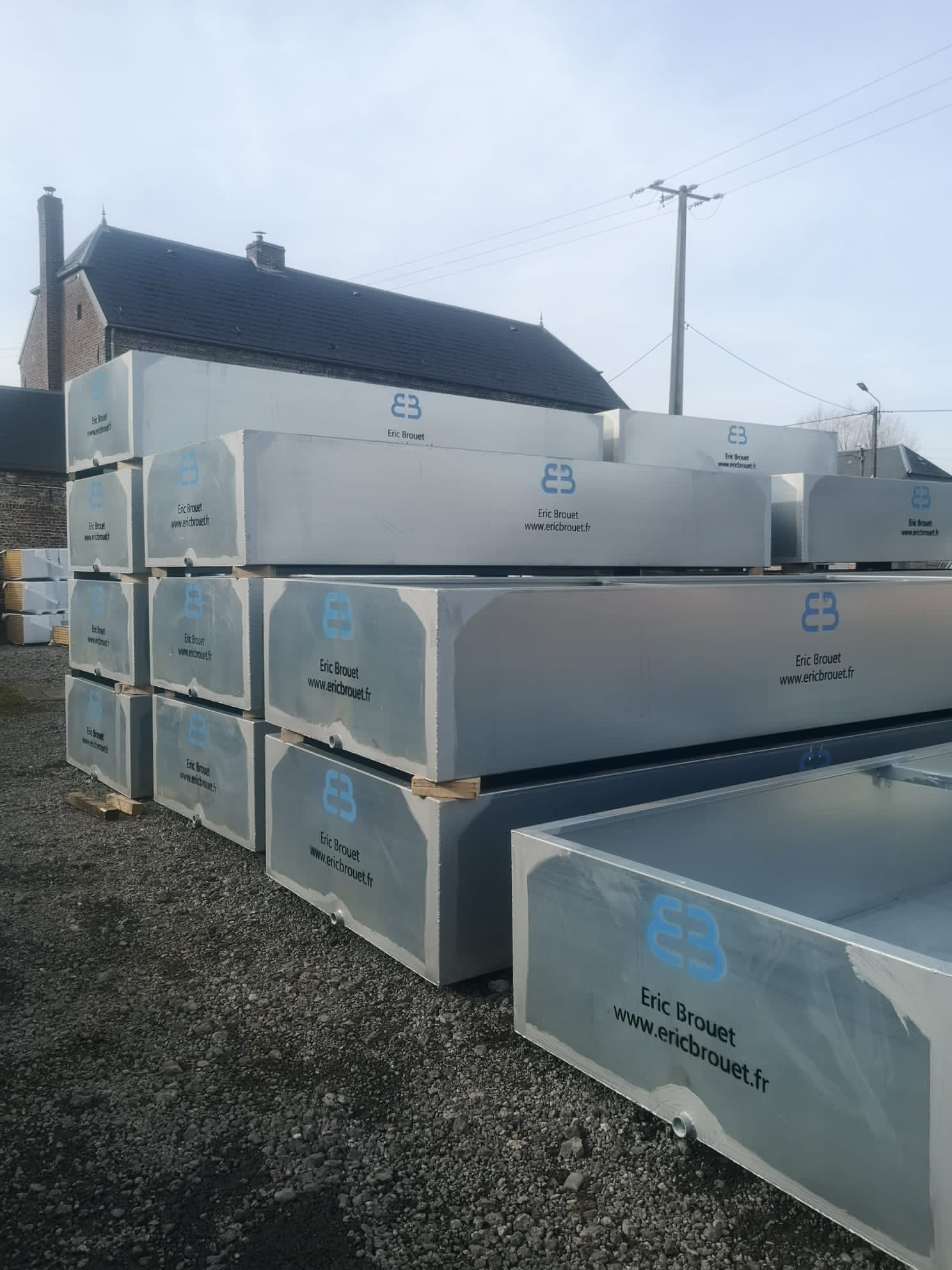 Bac à eau galvanisé - Eric Brouet